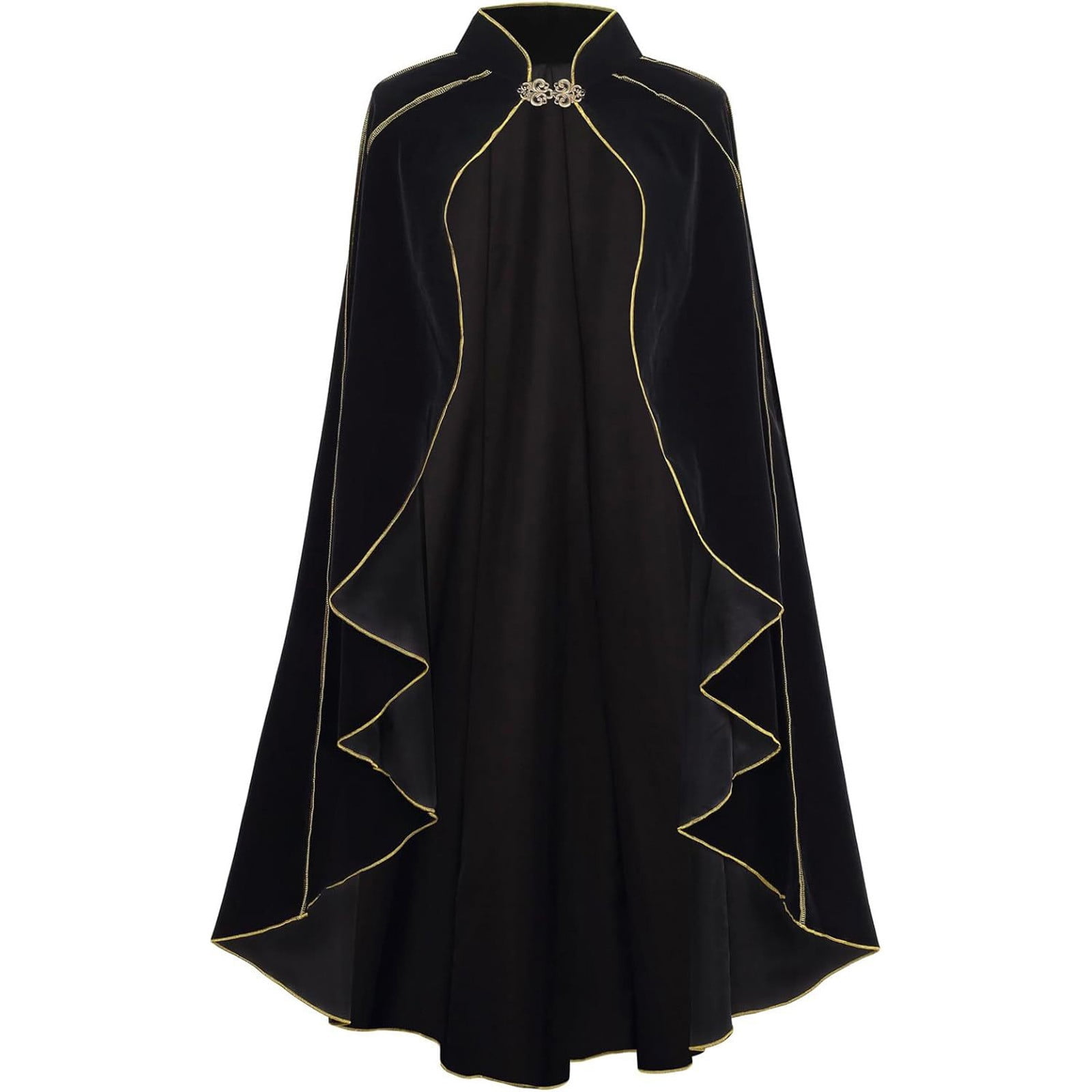 Rohuuque Men's Cloak Medieval Renaissance Cloak Gothic Cloak Stand ...