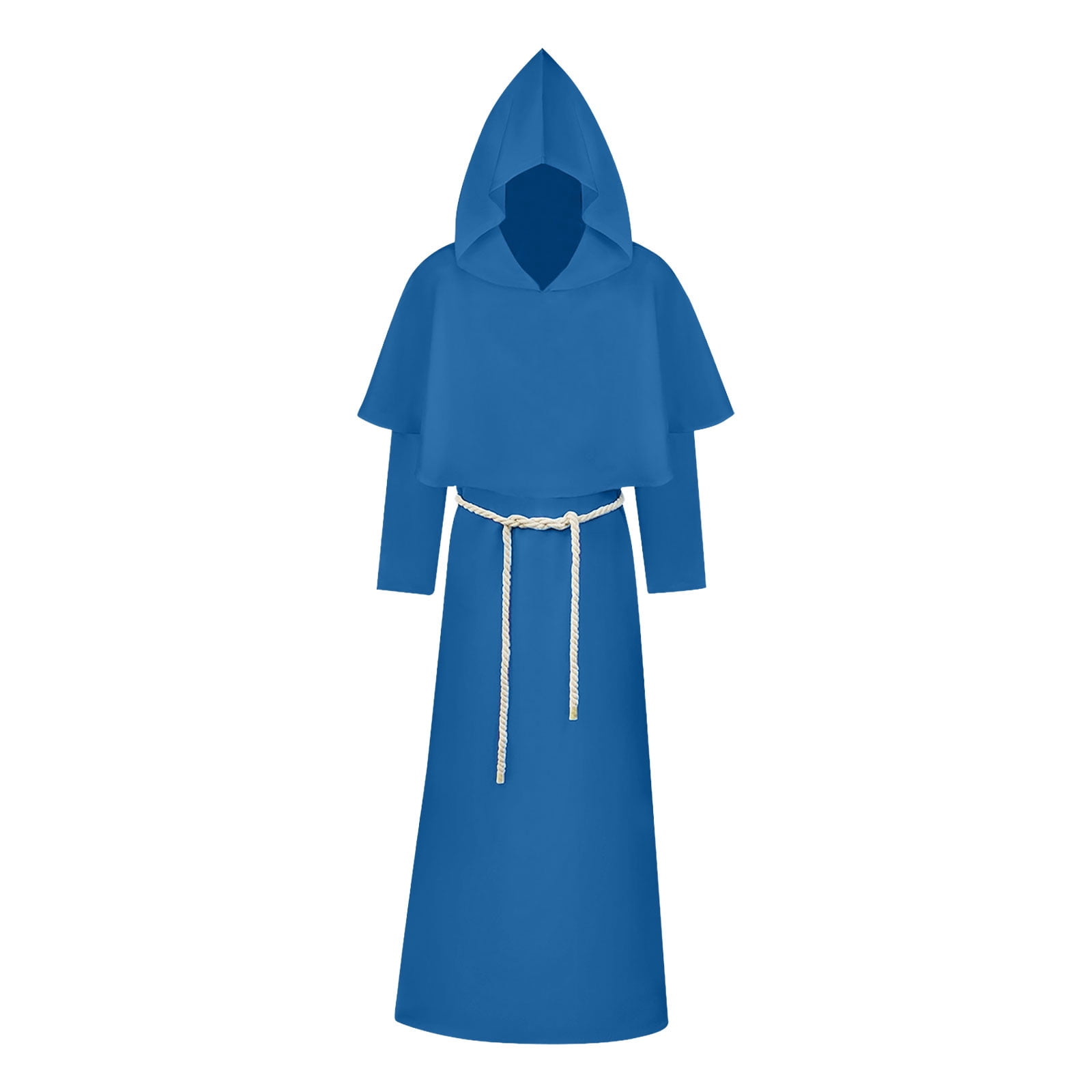 Rohuuque Men's and Women's Cloak with Hood Medieval Style Cape with ...