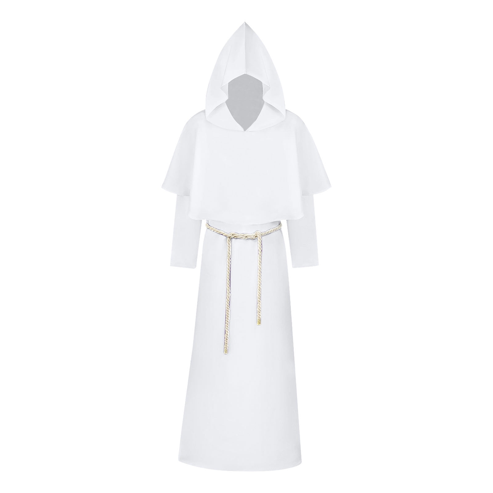 Rohuuque Men's and Women's Cloak with Hood Medieval Style Cape with ...