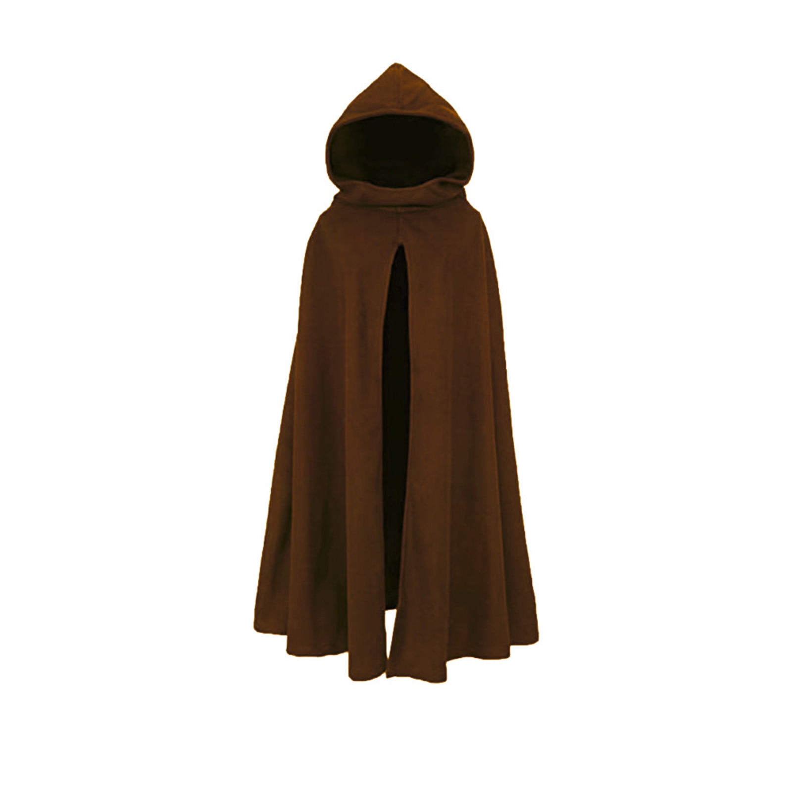 Rohuuque Women's and Men's Hooded Cloak Long Open Front Medieval Cape ...