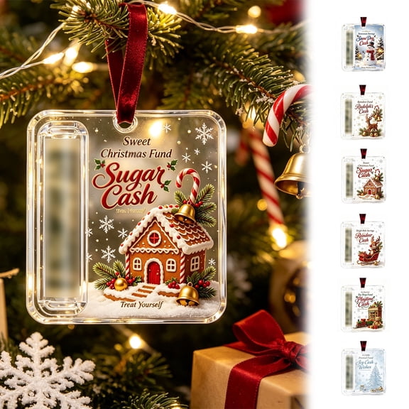 6 Slots Christmas Money Holders Bulk with Envelopes Money Gift Cards ...