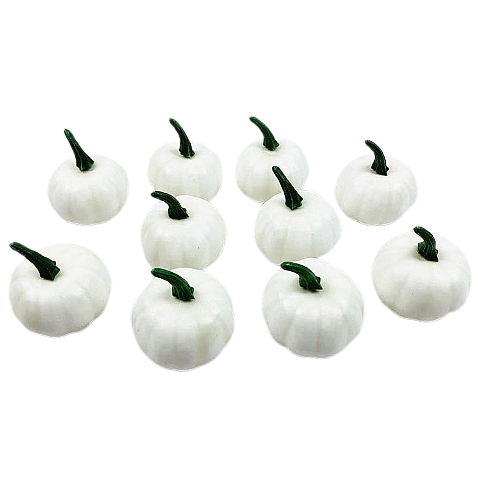 10 Pcs Halloween Realistic Mini Pumpkin Decoration Crafts For ...