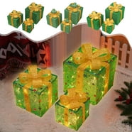 3 ft. LED Stacking Gift Boxes Porch Decor for Christmas - Walmart.com