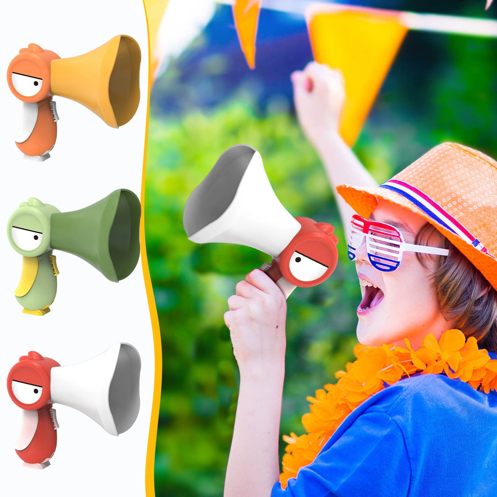 Birdie Megaphone for Kids, Funny Horn Recordable Quirky Interactive ...