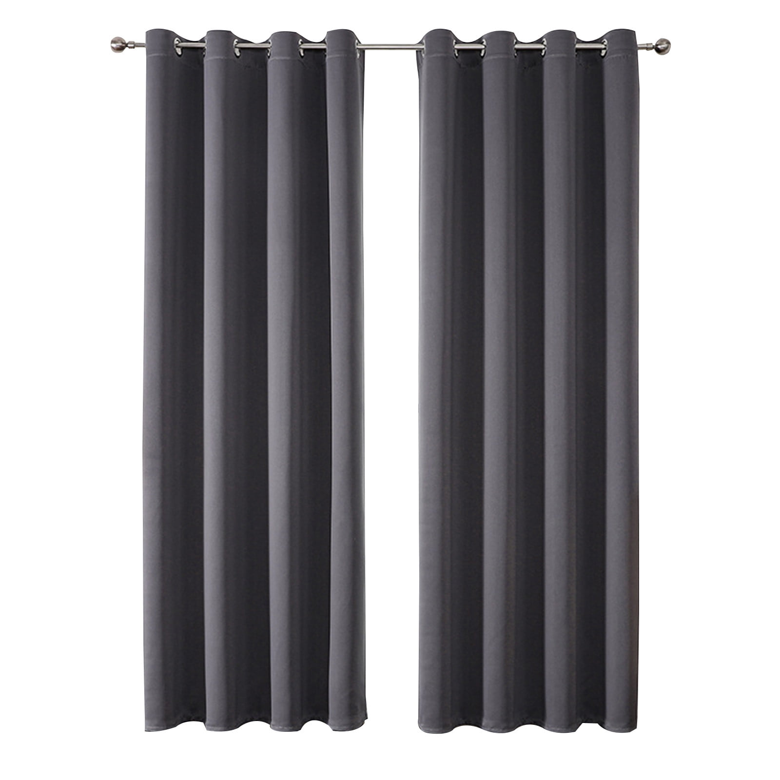 Blackout Curtains 51 Inch Length 2 Panels Set, Thermal Insulated Long ...