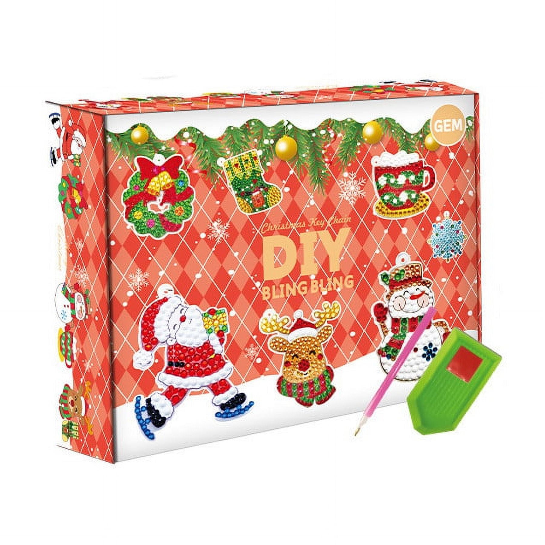 Christmas Diamond Painting Advent Calendar, 24 Days Christmas Countdown ...