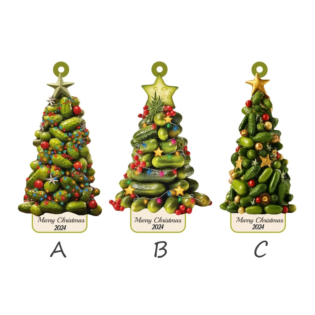 Christmas Pickle Ornament, Merry Christmas 2024, Traditional Pickled ...