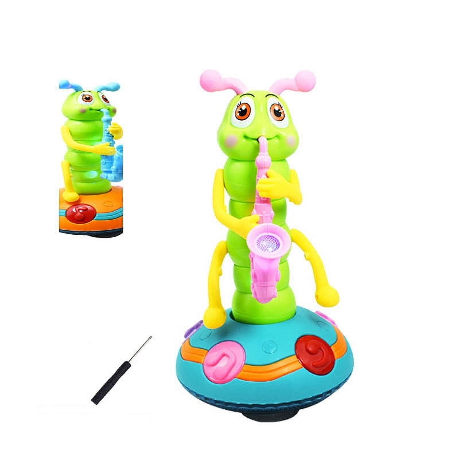 Rojia Dancing Saxophone Caterpillar, Children's Electric Caterpillar ...
