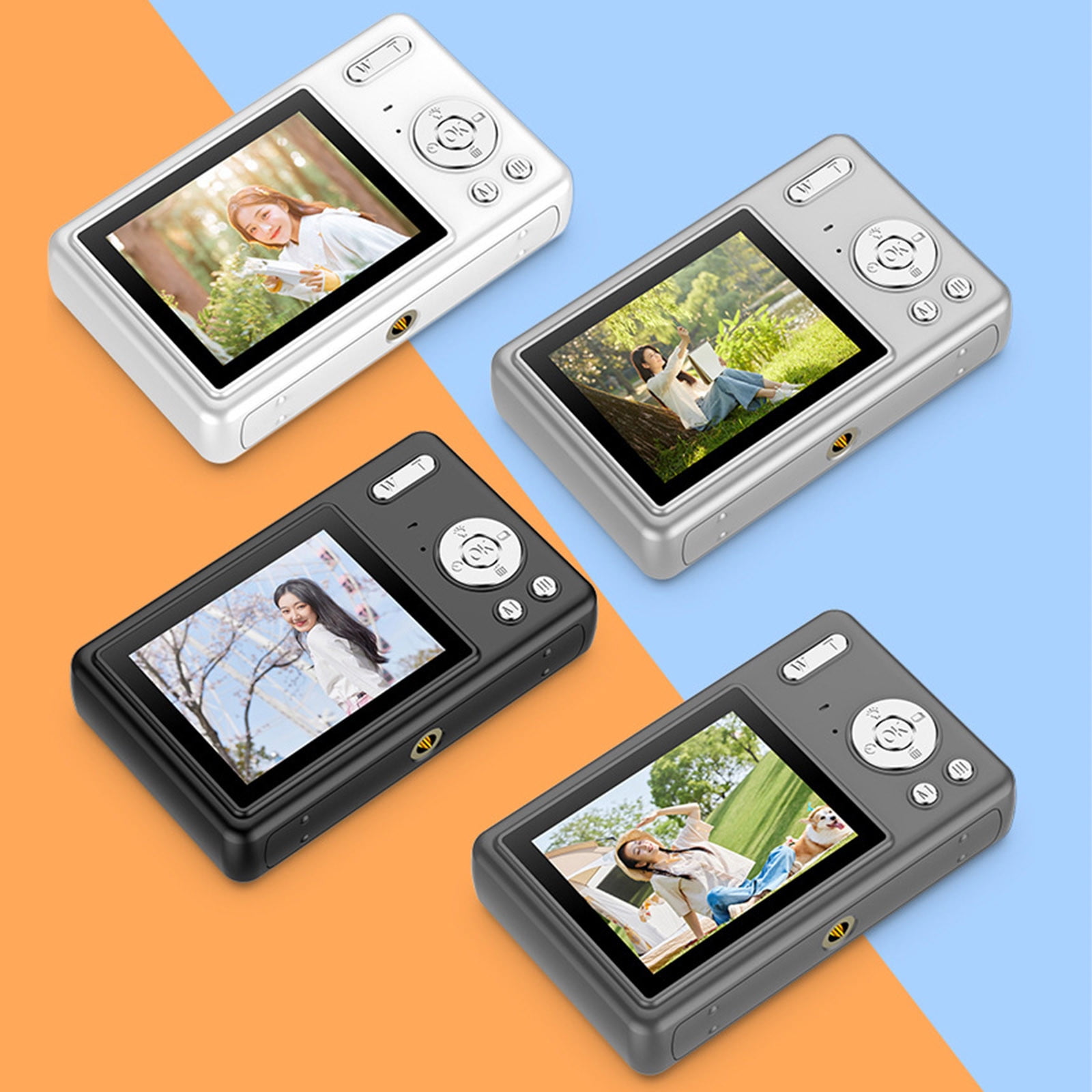 Digital Camera Mini Cameras for Photography with 48MP, 2.4 Inch LCD ...
