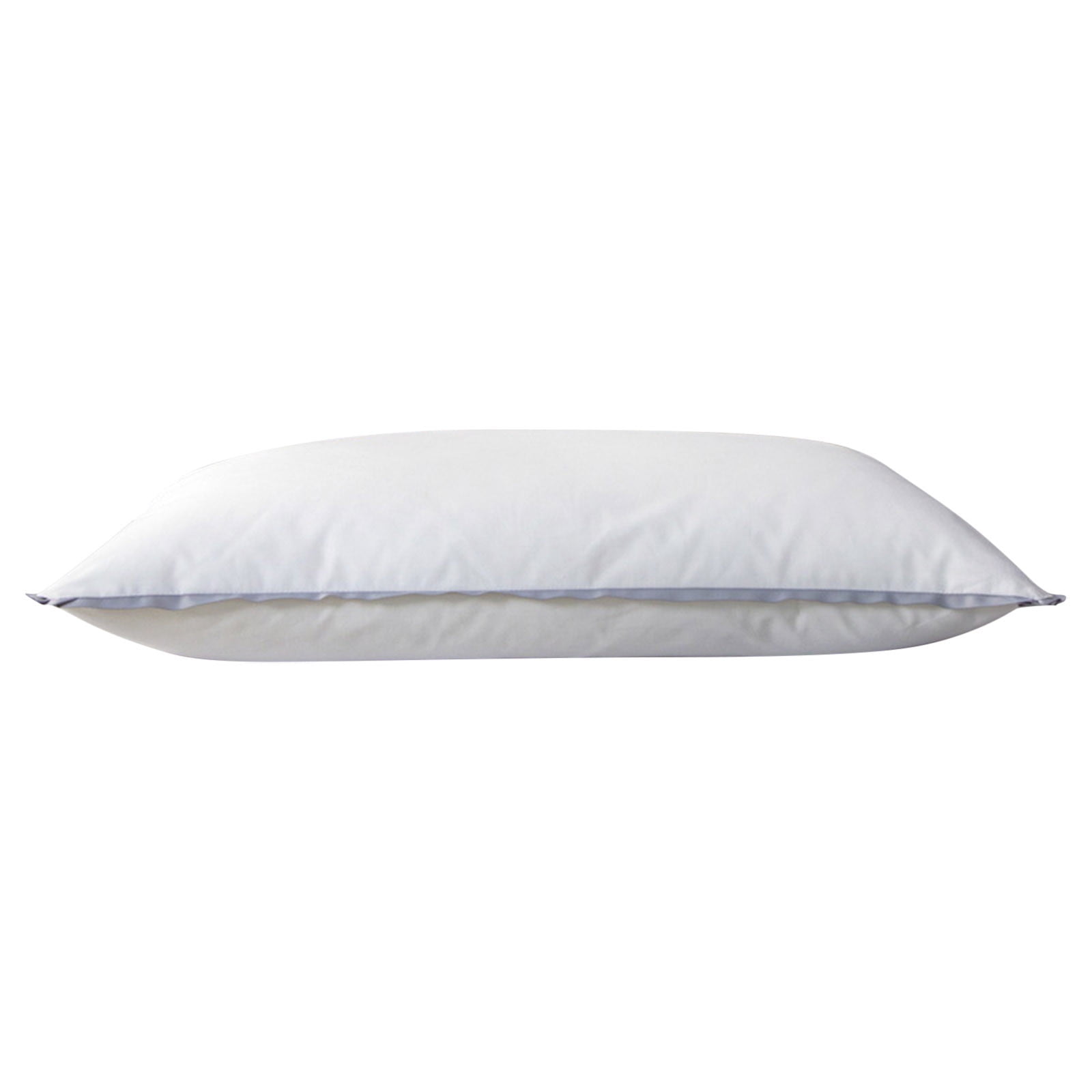 Extra Flat Soft Thin Pillows Queen Size, Bed Pillow with Full Cotton ...