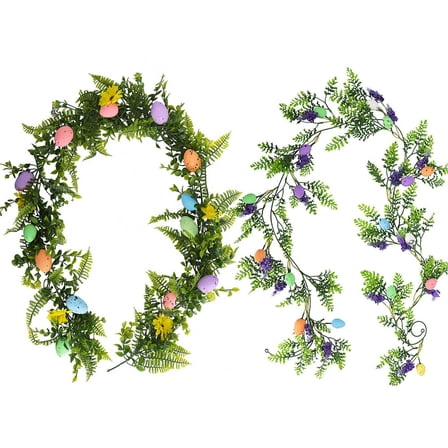 National Tree Company Artificial Spring Garland, Vine Stem Base ...