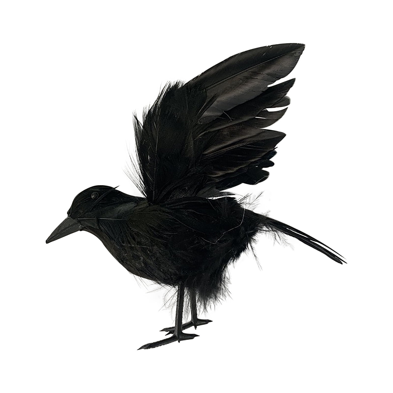 Halloween Crow Decoration, Realistic Flying Crow Halloween Hand-made ...