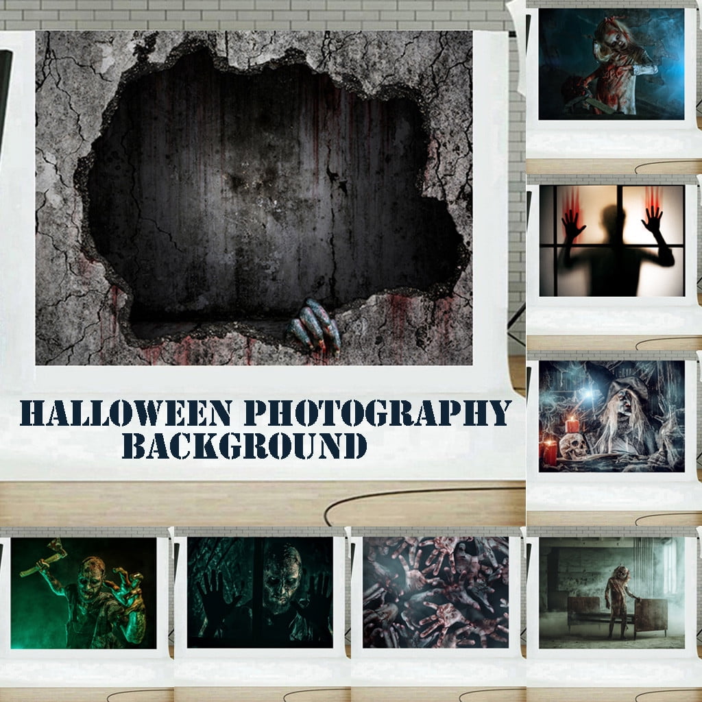 Rojia Halloween Horror Photo Backdrop, Zombies Theme Halloween Party ...