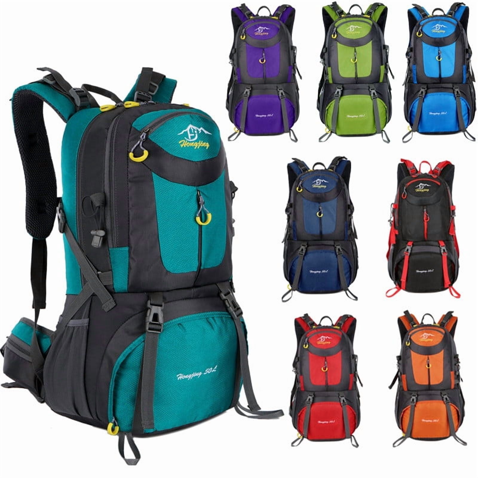 Hongjing Travel Hiking Backpack 50L Daypack for Sport Outdoor Cycling ...