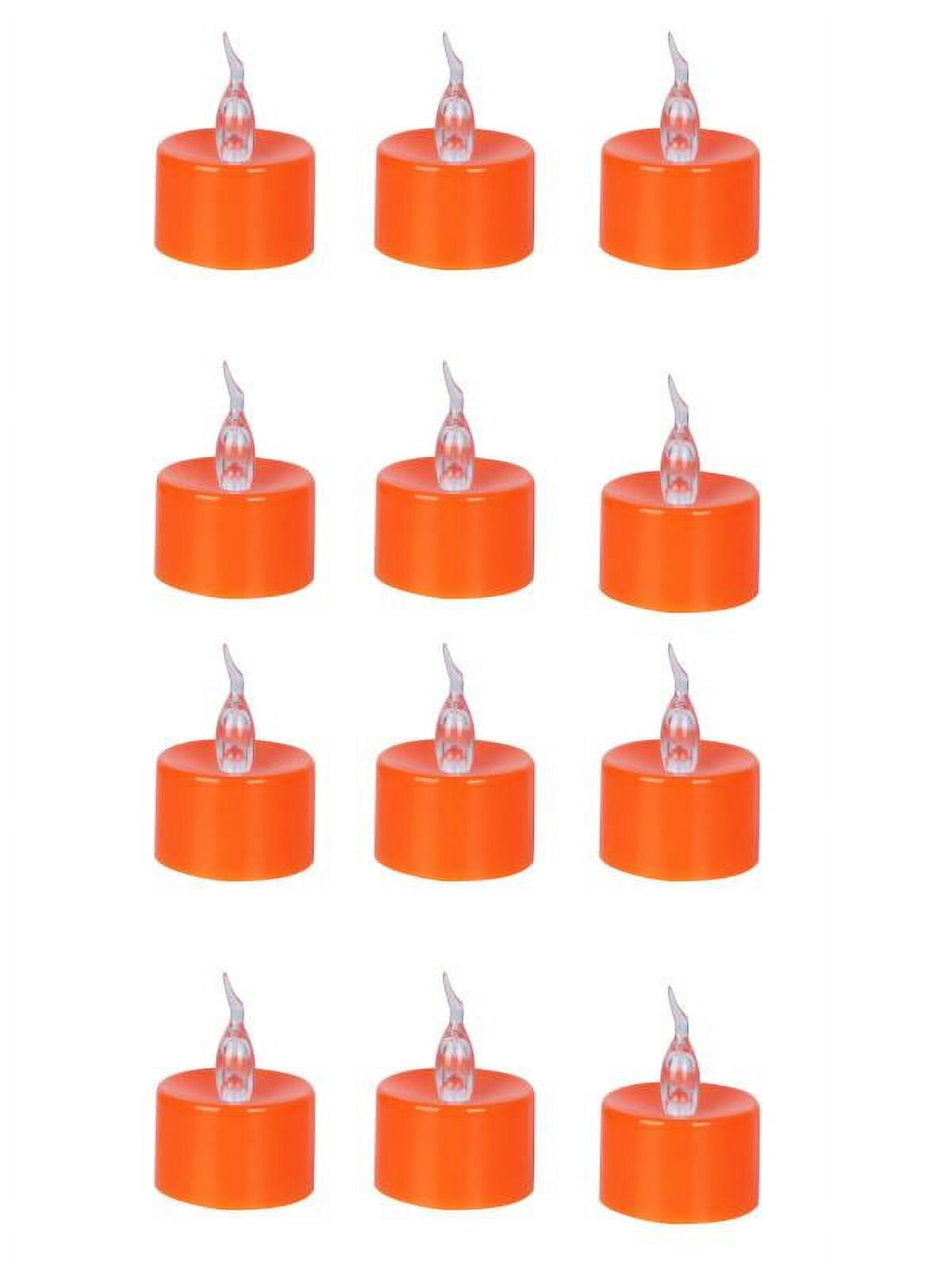 LED Tea Lights, 12 Pack Flameless Tea Lights, Warm Yellow, Last 200H ...