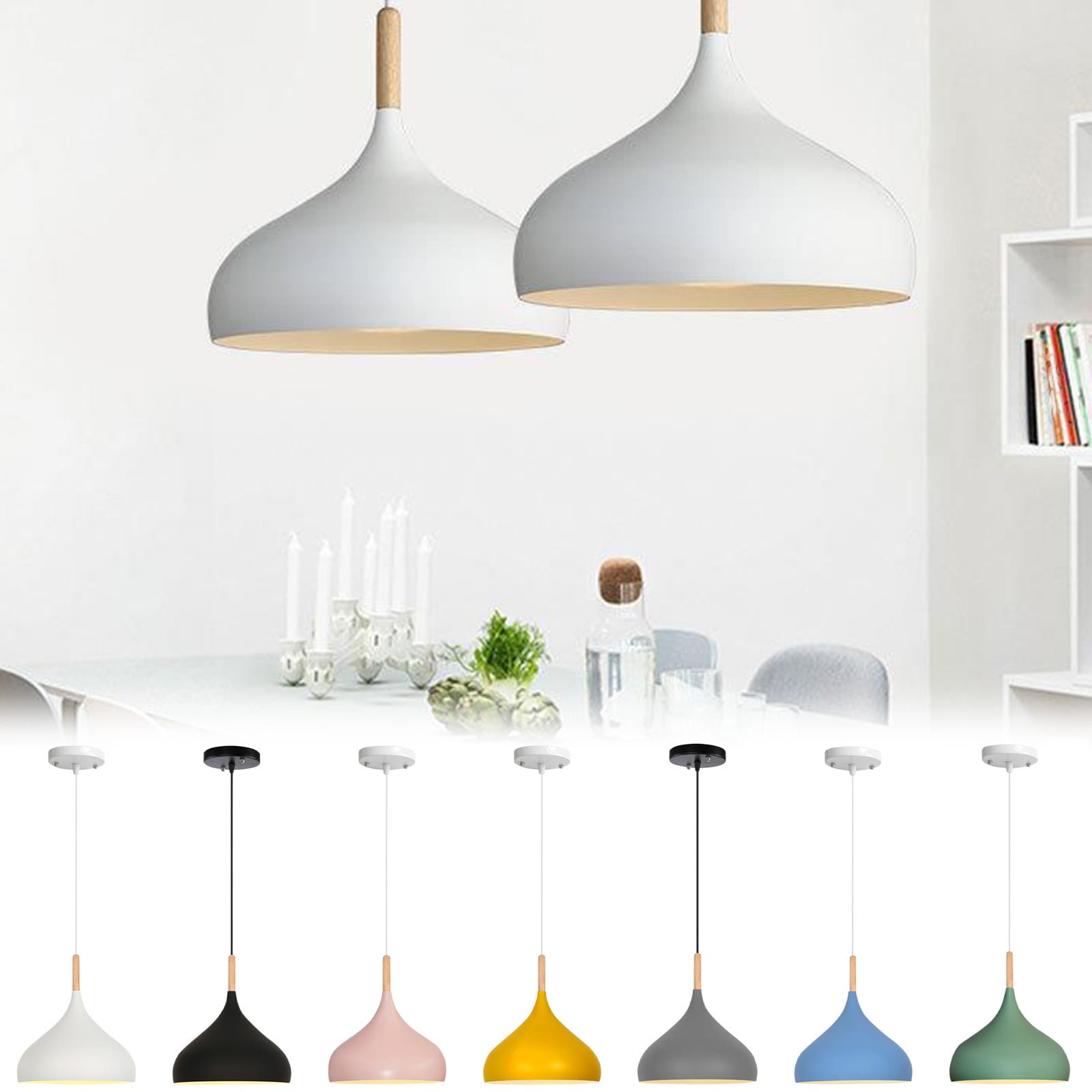Rojia Nordic Modern Ceiling Light Fixture, Pendant Light Teardrop Drop ...