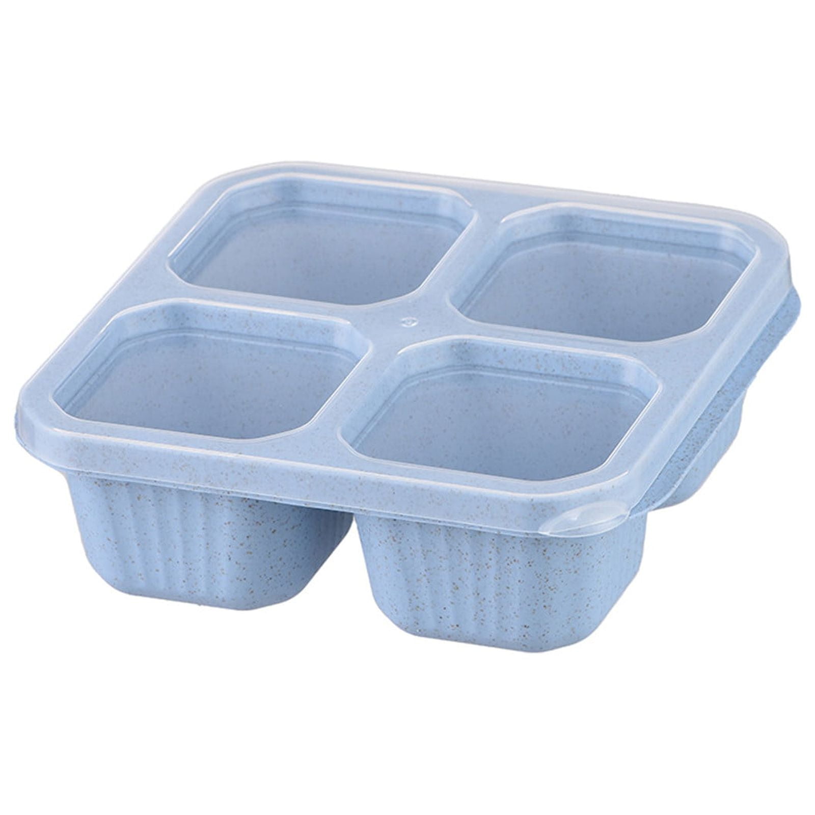 Original Stackable Snack Boxes, Reusable 4-Compartment Bento Snack ...