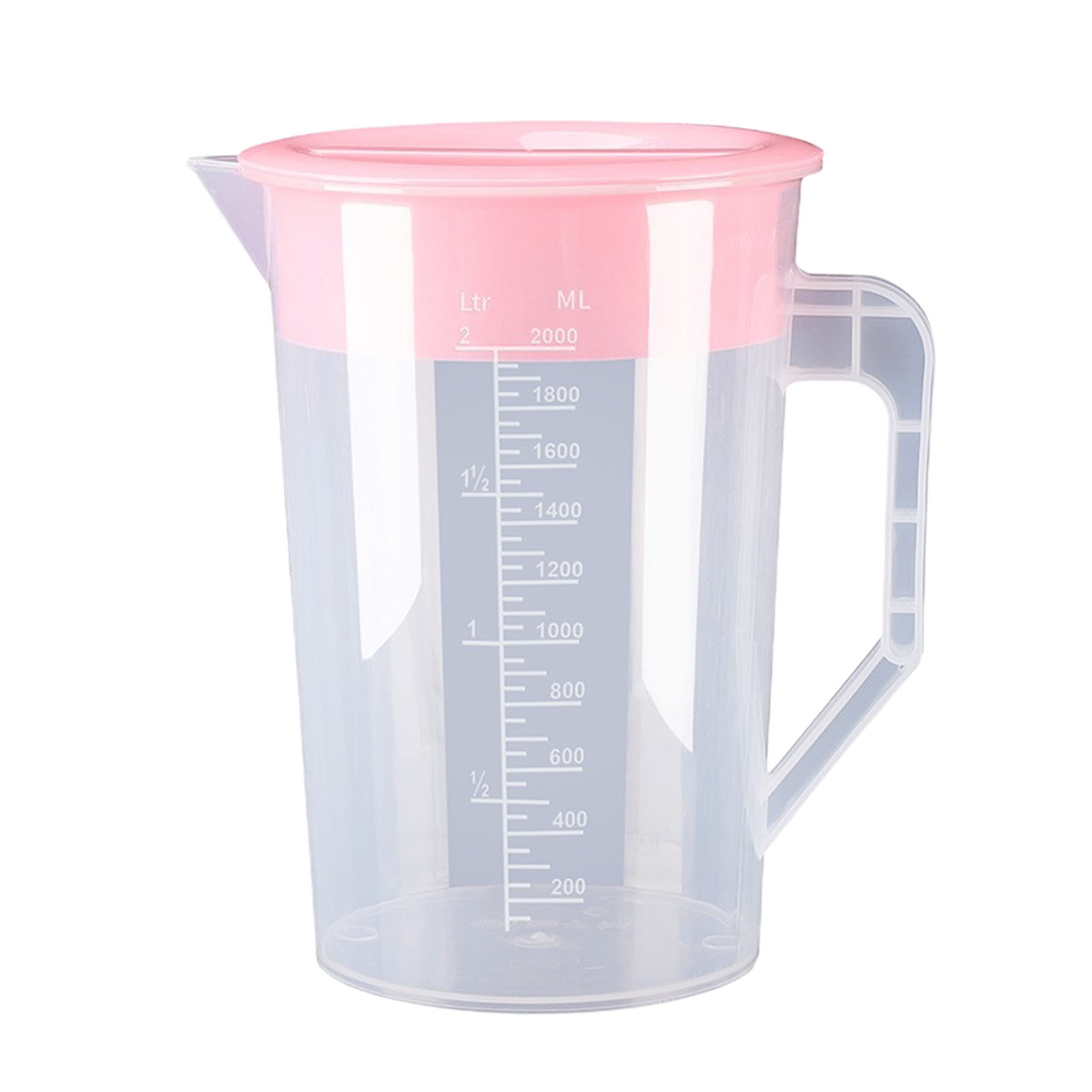 Rojia Plastic Graduated Measuring and Mixing Pitcher, 2000ml Plastic ...