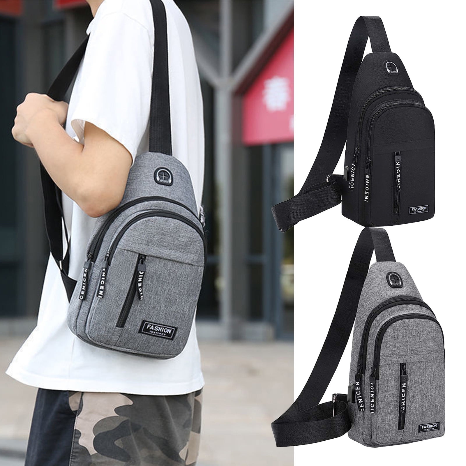 Sling Backpacks Chest Shoulder Crossbody Purse Surper Light Handbag for ...