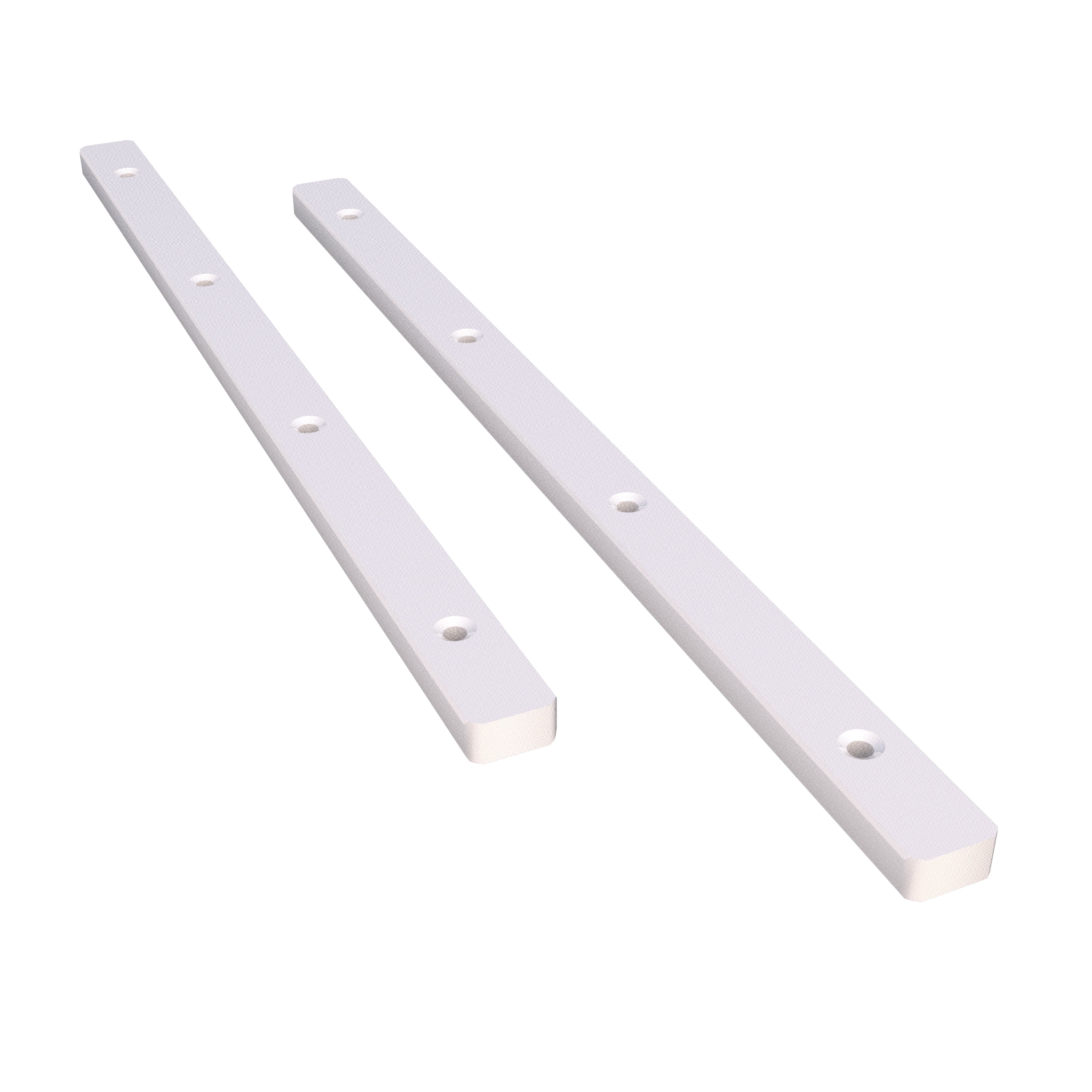 Rok 2-Pack Side Mounted 11-1/4" (285.5mm) Screw-On, Plastic Drawer ...