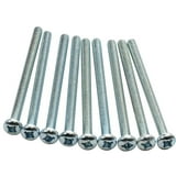 Rok 50-Pack #8-32 2-1/2" Screw, Pan Head Combined Phillips/Square Drive ...