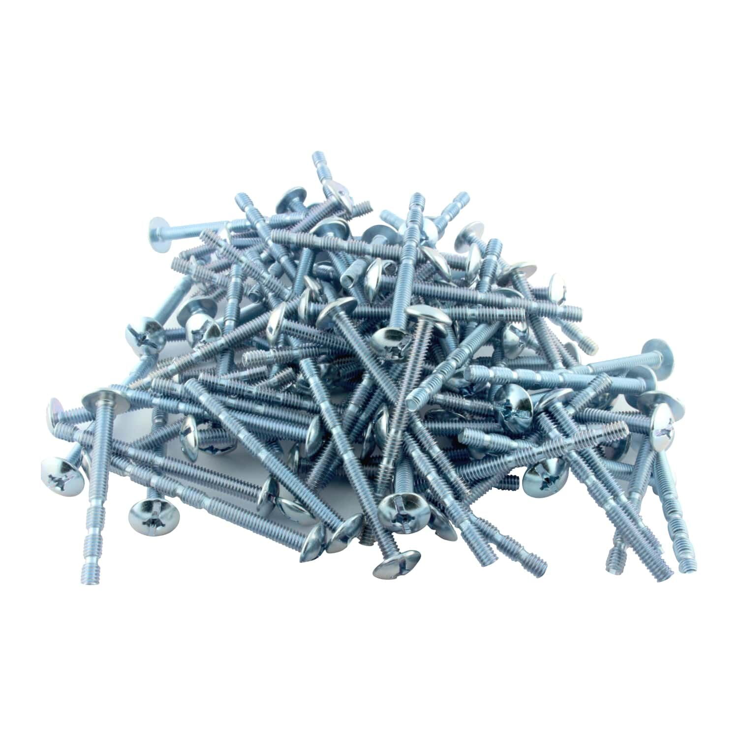 Rok 50-Pack #8-32 x 2" Screw, Truss Head Combined Phillips/Square Drive ...