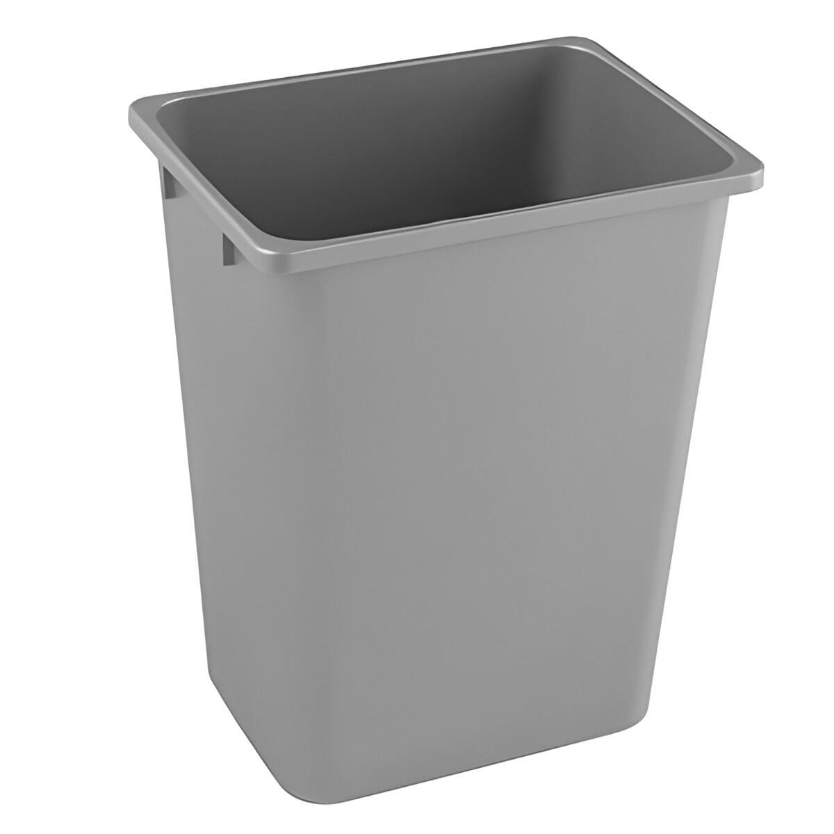 Rok Hardware Plastic Trash and Recycling Bin, 36 Quart Capacity, Gray ...