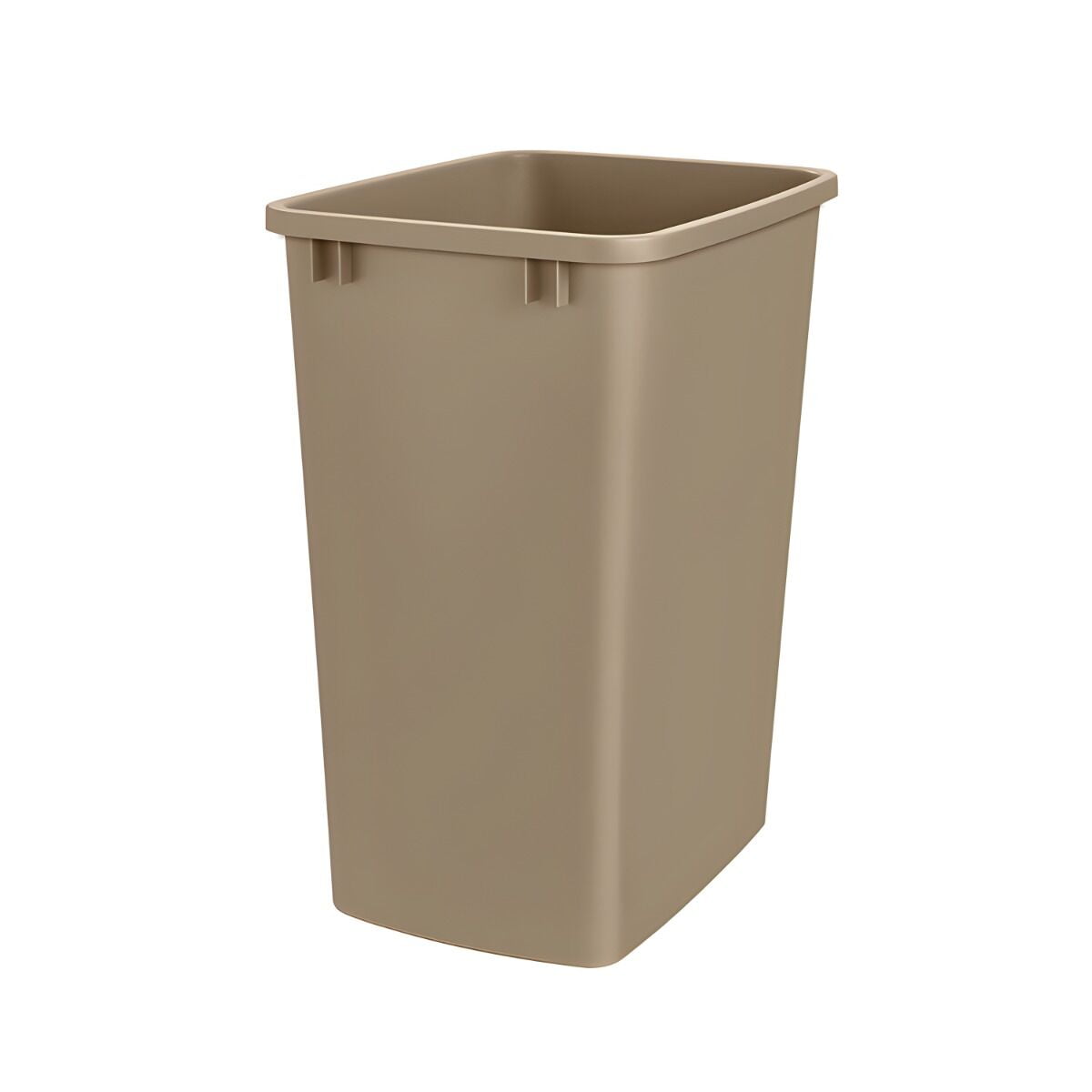 Rok Hardware Platic Trash and Recycling Bin, 36 Quart Champagne Finish ...