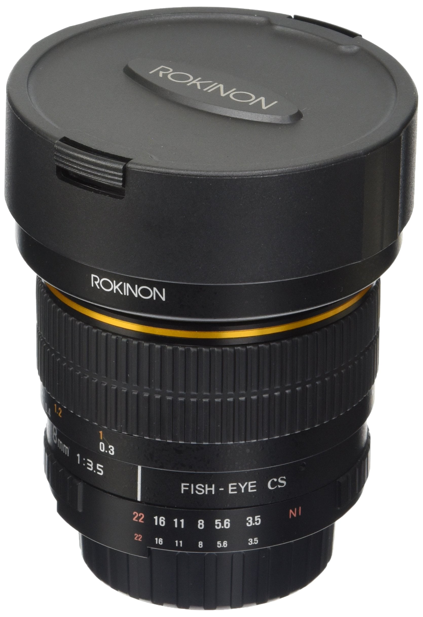 Rokinon 8mm F3.5 Ultra Wide Angle Fisheye Lens, 180° View, Manual Focus ...