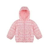Rokka&Rolla Baby Girls' Lightweight Puffer Jacket, Water-Resistant ...