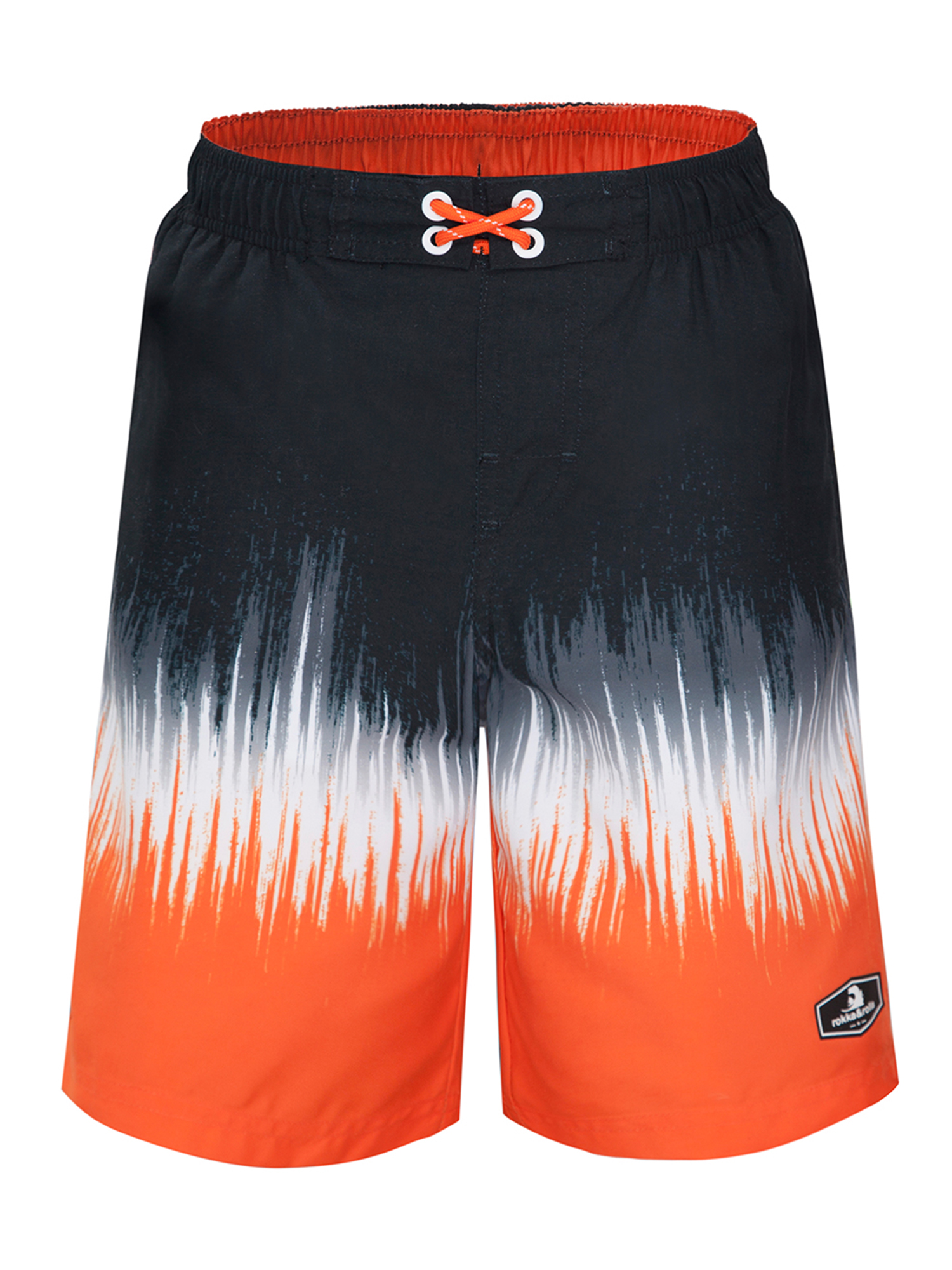 Rokka&Rolla Boys' Stretch Swim Trunks with Mesh Lining, UPF 50+ Sizes 4 ...