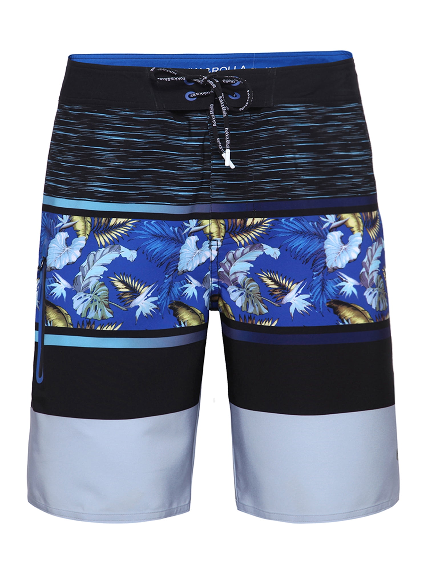 Rokka&Rolla Men's 9" NO Mesh Liner Board Shorts Quick Dry Swim Trunks ...