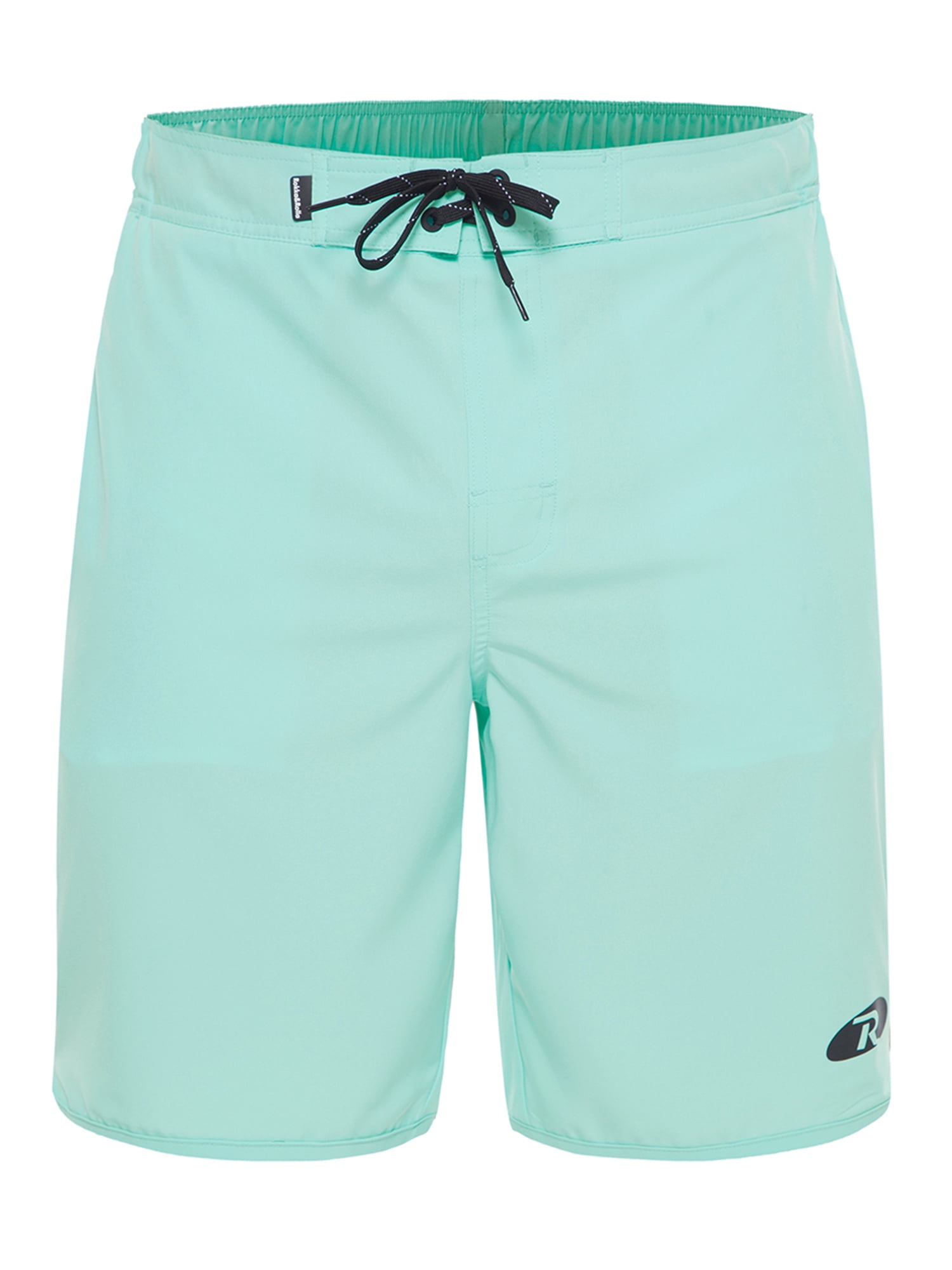 Rokka&Rolla Men's 9" Stretch Mesh Lined Swim Trunks, up to Size 2XL ...