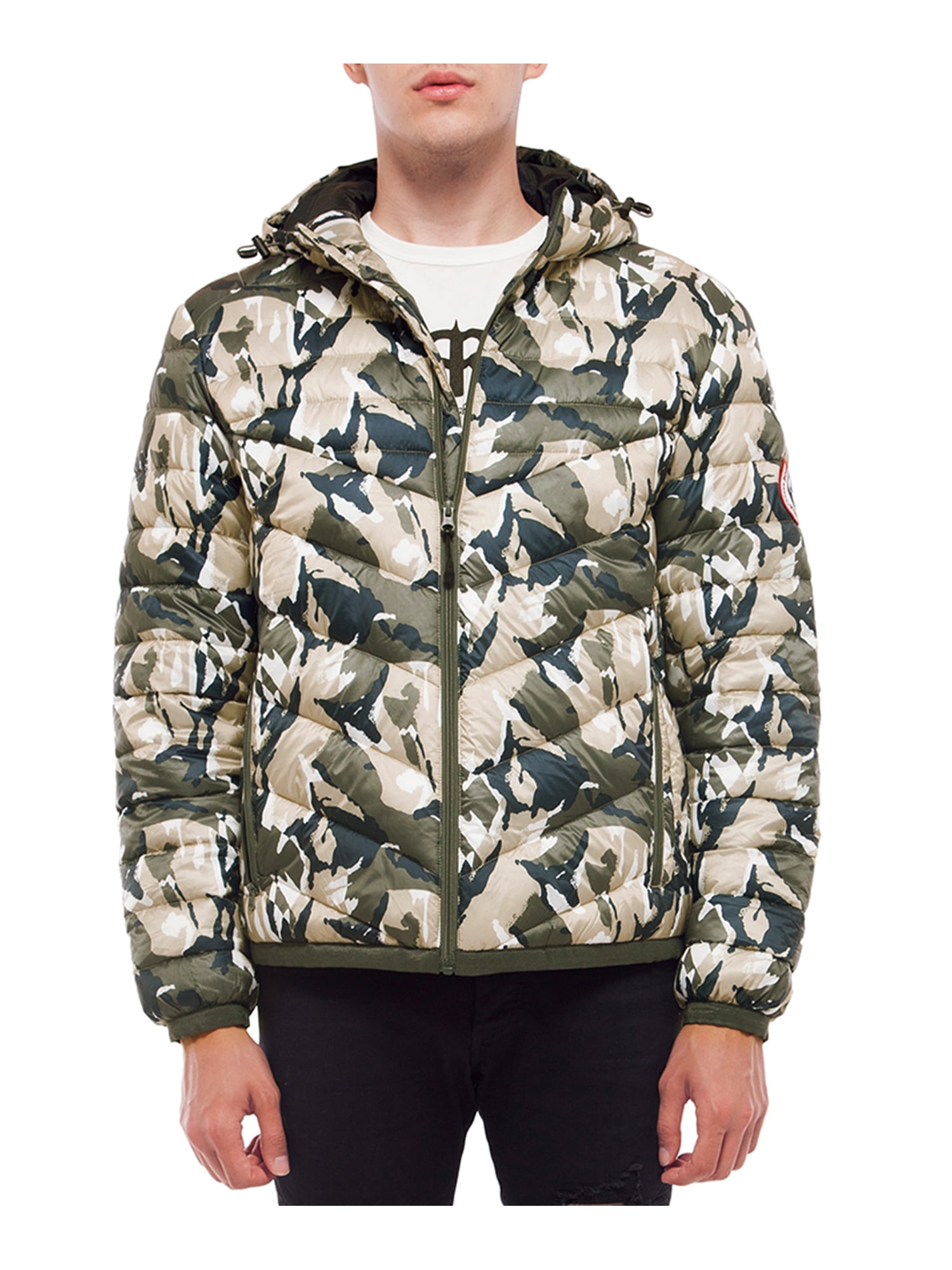 Rokka&Rolla Men's Light Puffer Jacket Coat, up to 2XL - Walmart.com