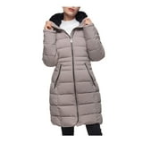 Rokka&Rolla Women's Heavy Long Winter Coat with Fleece Hood Parka Jacket - Walmart.com