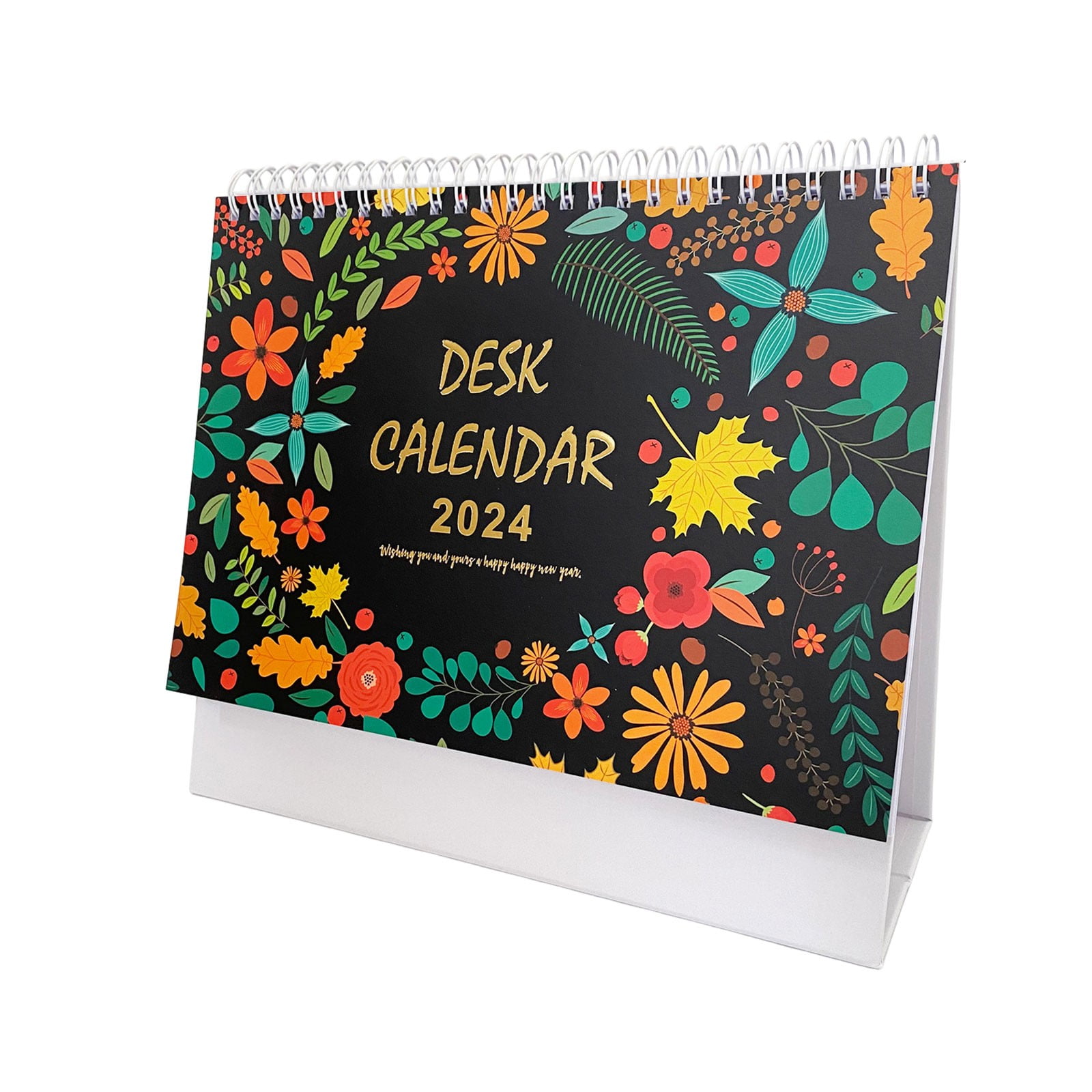 Rokment 2024 English Calendar Notebook With Minimalist Desktop Design ...