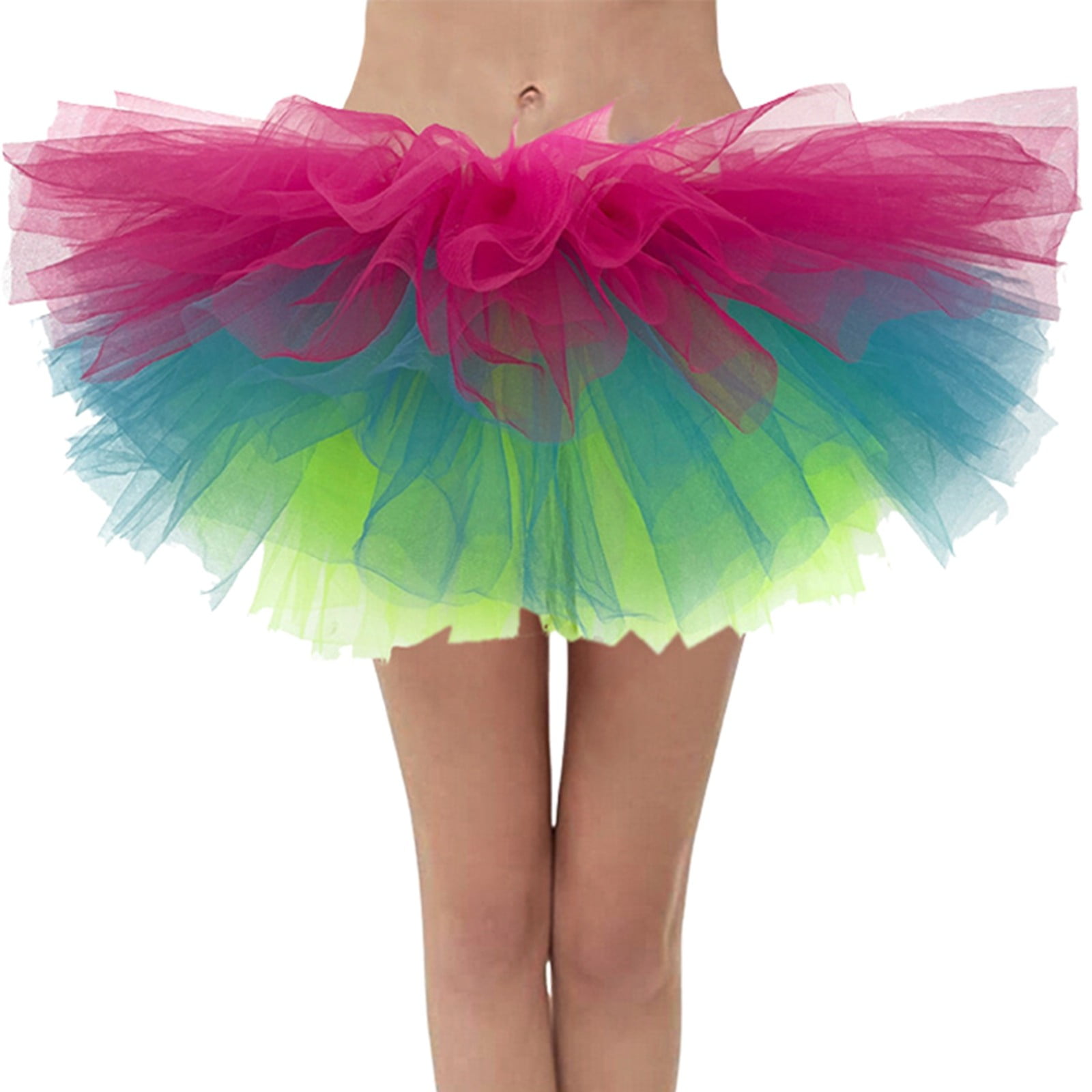 Rokment Girls Women Ballet Skirt Princess Belly Dance Rave Festival ...