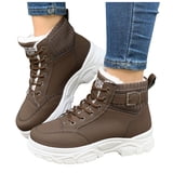 Rokment Platform Snow Boots for Women with Fleece Lined 2025 Winter ...