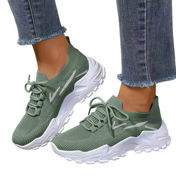 Rokment Running Jogging Shoes for Women 2026 Spring Breathable Height ...