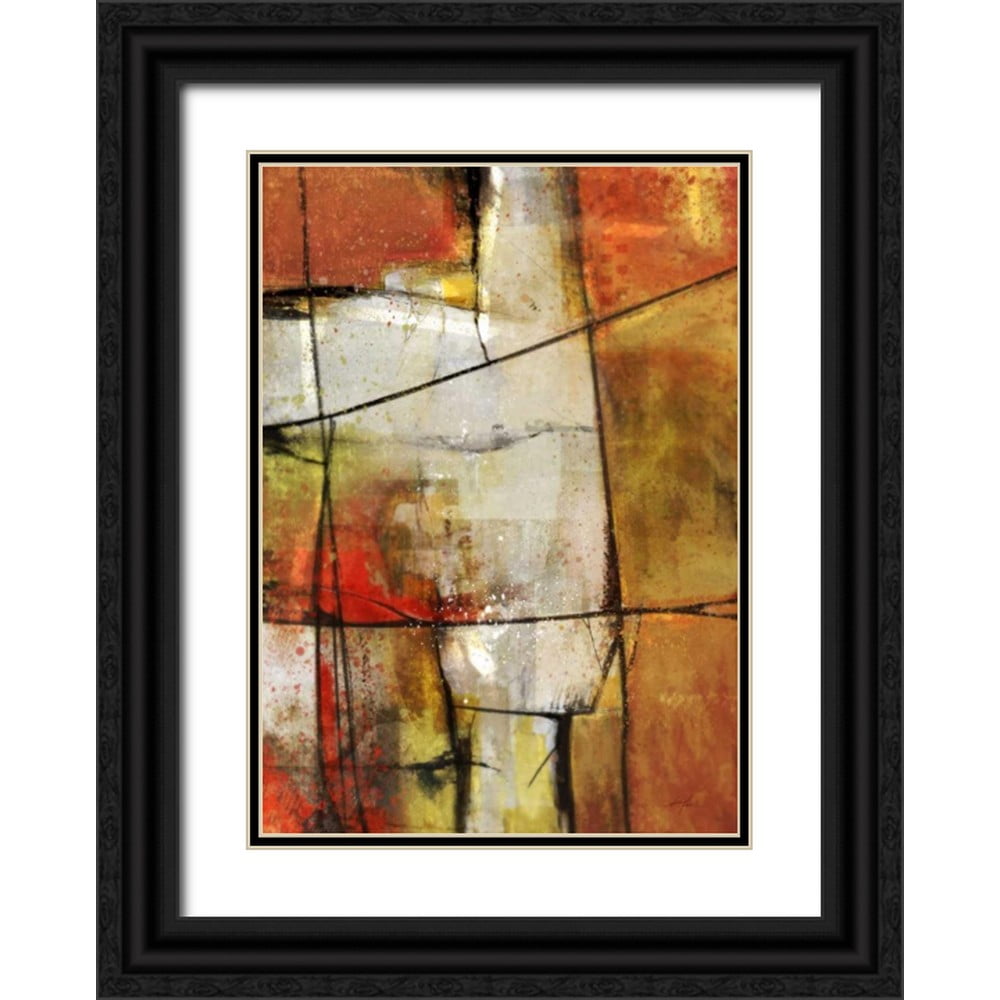 Roko, Ken 11x14 Black Ornate Wood Framed with Double Matting Museum Art ...