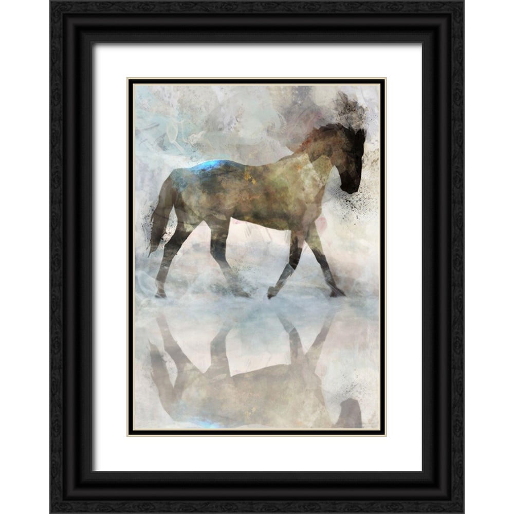 Roko, Ken 11x14 Black Ornate Wood Framed with Double Matting Museum Art ...