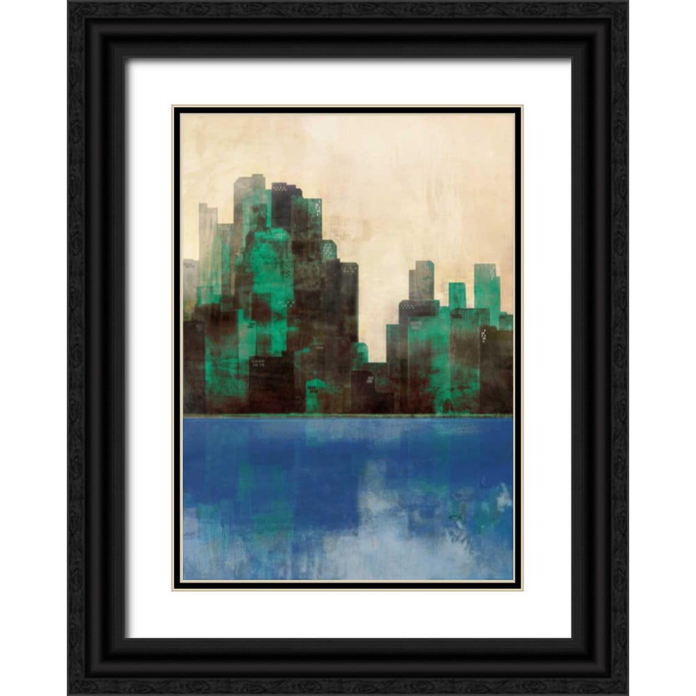 Roko, Ken 11x14 Black Ornate Wood Framed with Double Matting Museum Art ...