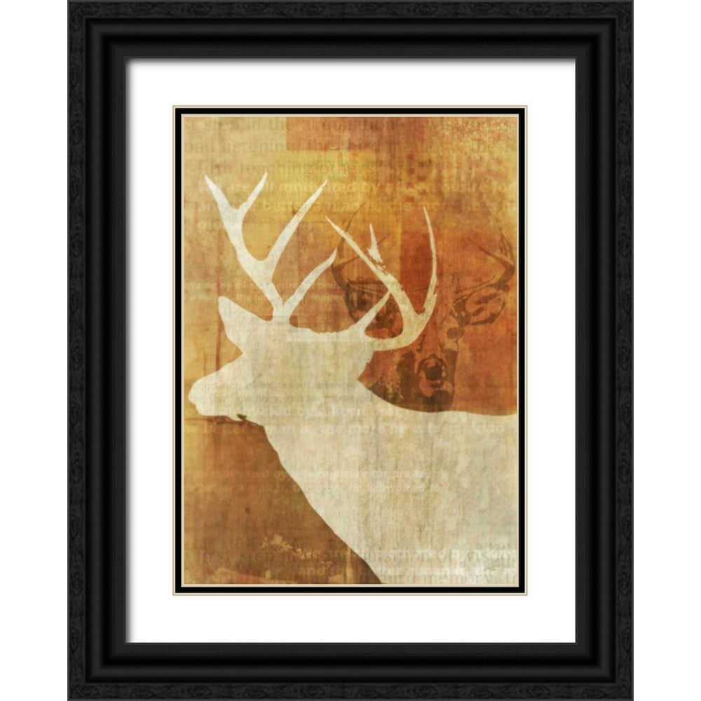 Roko, Ken 11x14 Black Ornate Wood Framed with Double Matting Museum Art ...