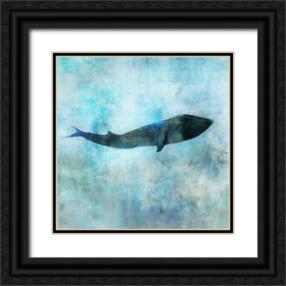 Roko, Ken 12x12 Black Ornate Wood Framed with Double Matting Museum Art ...