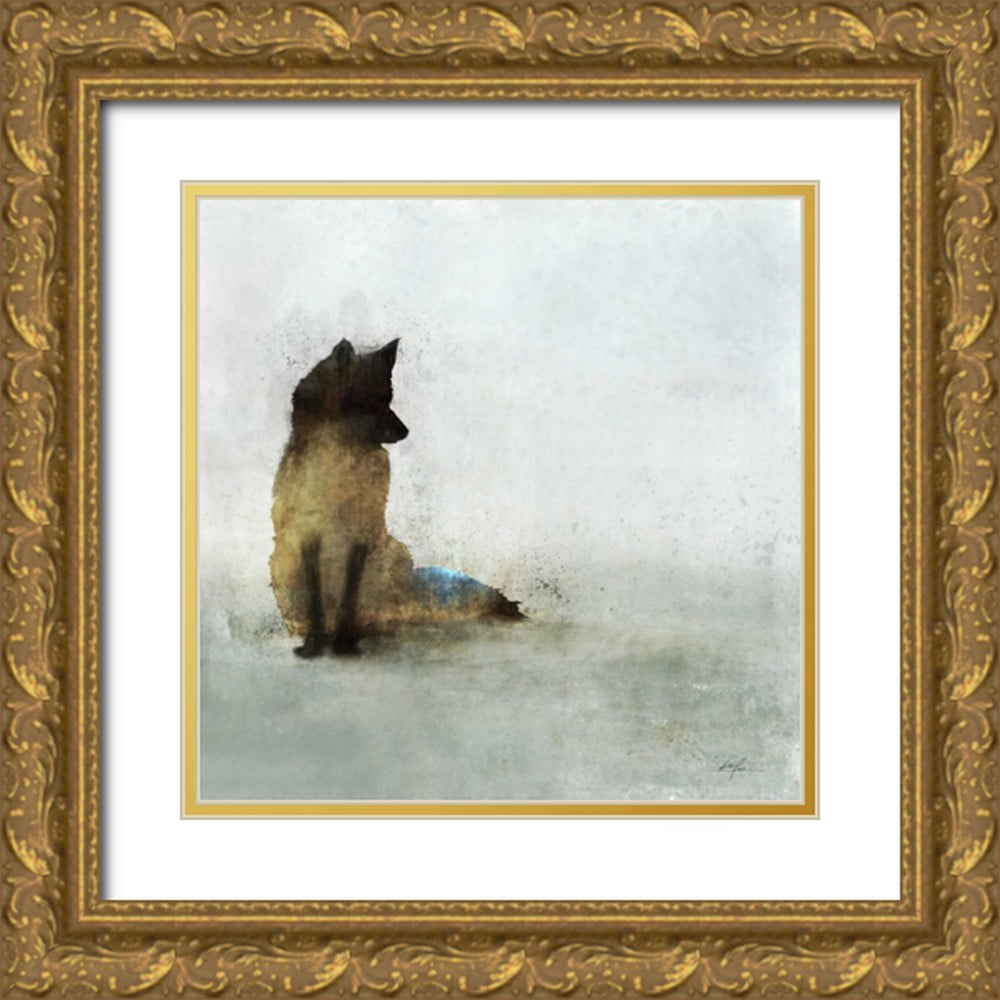 Roko, Ken 12x12 Gold Ornate Wood Framed with Double Matting Museum Art ...