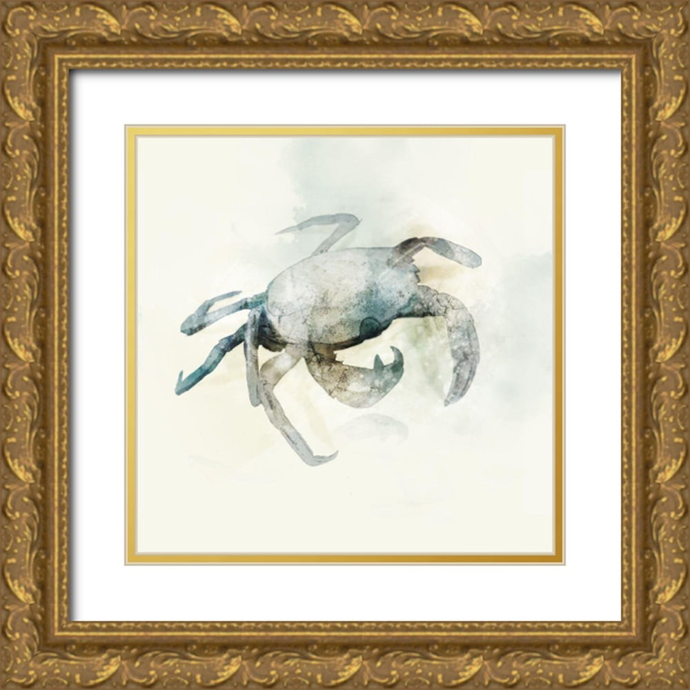 Roko, Ken 12x12 Gold Ornate Wood Framed with Double Matting Museum Art ...