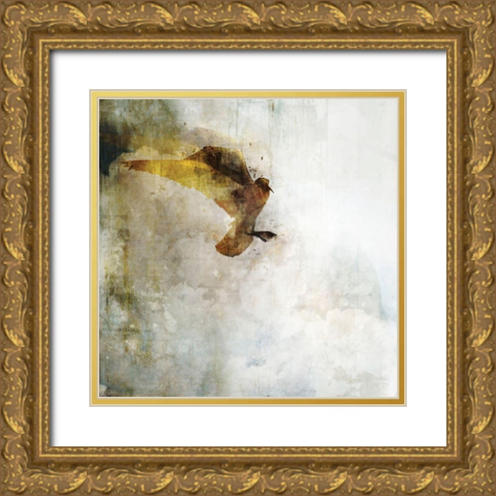 Roko, Ken 12x12 Gold Ornate Wood Framed with Double Matting Museum Art ...