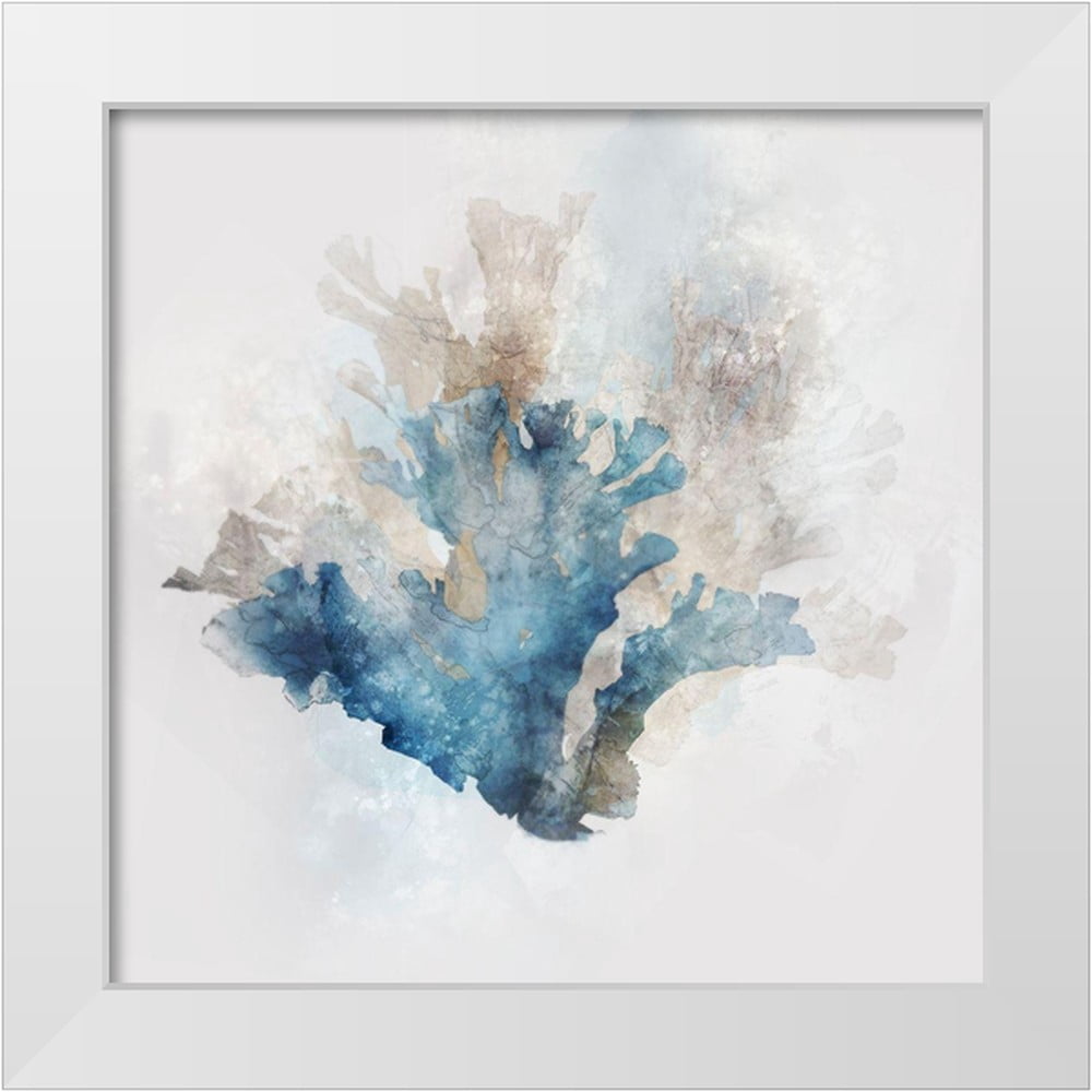 Roko, Ken 12x12 White Modern Wood Framed Museum Art Print Titled - Blue ...