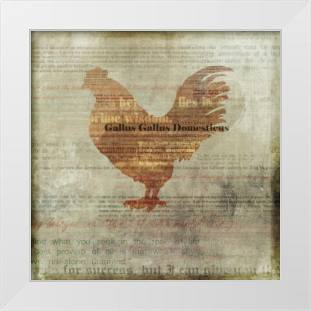 Roko, Ken 12x12 White Modern Wood Framed Museum Art Print Titled - On ...