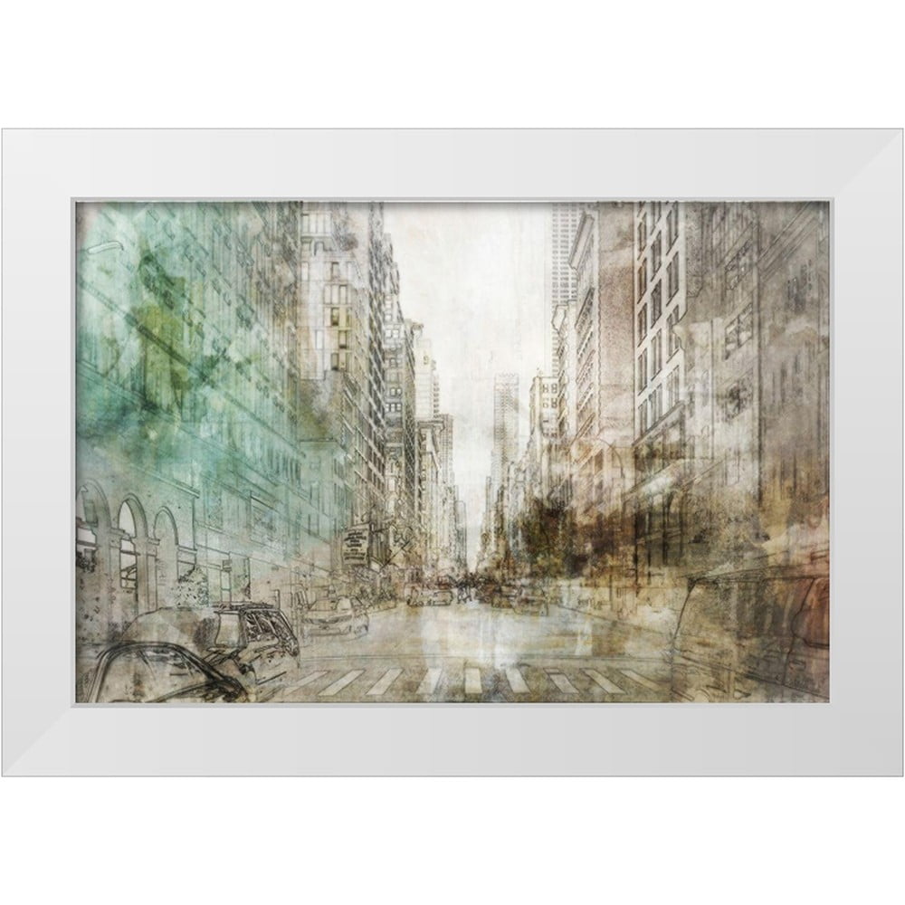 Roko, Ken 14x11 White Modern Wood Framed Museum Art Print Titled - NYC ...